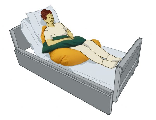 Positioning Cushions from Lasal. Order today. Tel +45 7025 2522.